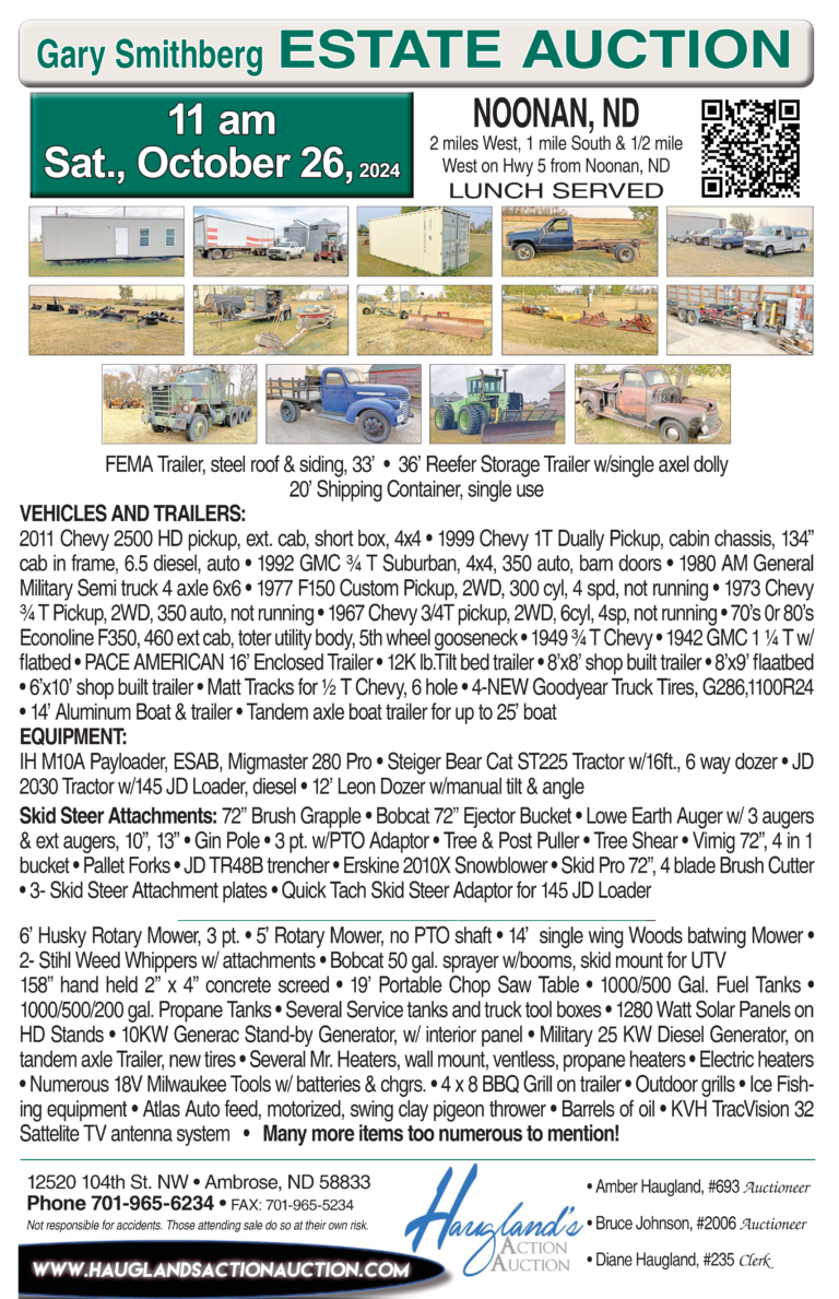 Auctions – Haugland Action Auction